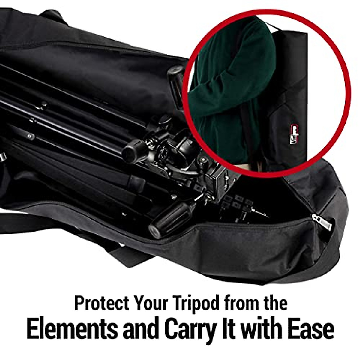 VidPro TC-27 Padded Tripod Bag Carries 27-Inch Long Tripods
