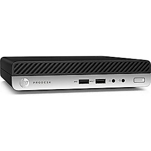 HP ProDesk 400 G5 Mini Desktop, Intel 9th Gen Core i5-9500T, 8GB RAM, 256GB SSD, Windows 10 Pro (Renewed)