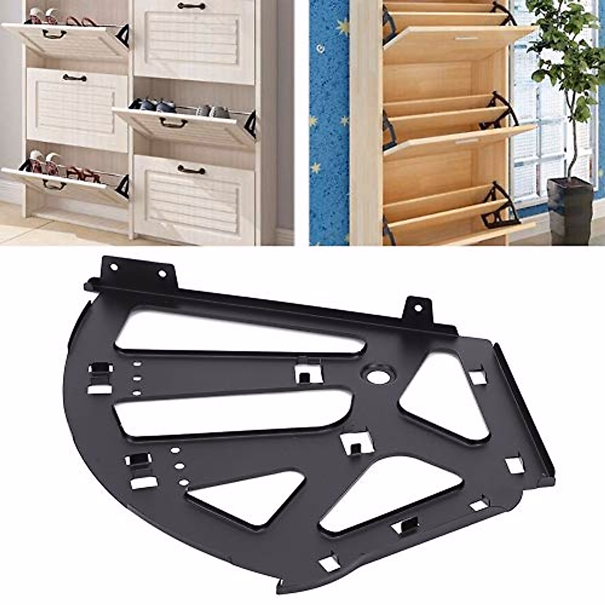 Shoe Cabinet Hinge, Shoe Cabinet Hinge, 3 Layers Shoe Cabinet Flip Frame Shoe Rack Hinges Flip Drawer Hinge Black Shoe Cabinet Dump Rack