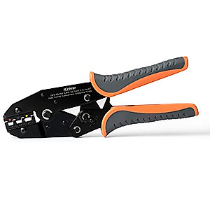 iCrimp Ratcheting Crimping Tools, Heat Shrink Connectors Crimper, AWG22-10 Wire Terminals Crimper Tool for Insulated Nylon Connectors and Electrical Wire Connectors