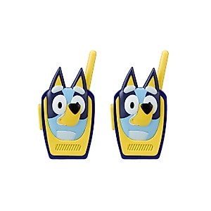 ekids Bluey Toy Walkie Talkies for Kids, Indoor and Outdoor Toys for Kids and Fans of Bluey Toys for Boys and Girls