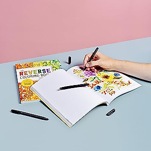 The Reverse Coloring Book™: The Book Has the Colors, You Draw the Lines!