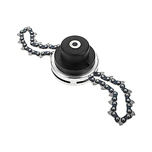 FOMIYES Lawn Mower Chain Grass Trimmer Head Chain Brushcutter Garden Trimmer Grass Cutter Spare Parts Garden Tools Mowers Replacement Accessory Black