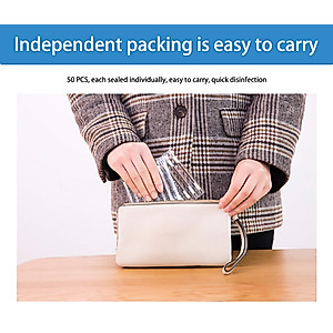 50 Disposable Iodophor Swabs Outdoor Supplies Medical Iodine Individually Packaged Iodine Swabs for Nose Care