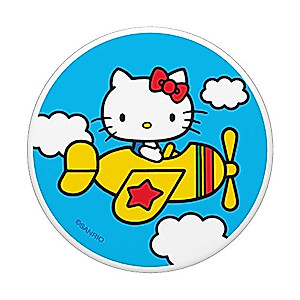 Hello Kitty Classic Airplane PopSockets PopGrip: Swappable Grip for Phones & Tablets