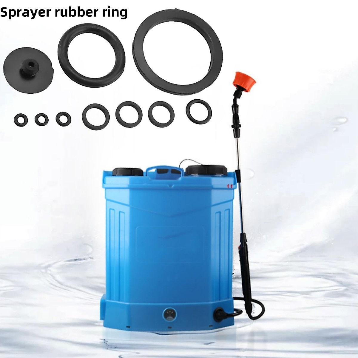 Rubber Sealing Ring,10pcs/ Set Useful Durable Rubber Sealing Ring Essential Sprayer Accessories Seal Ring Replacement for Garden Sprayer