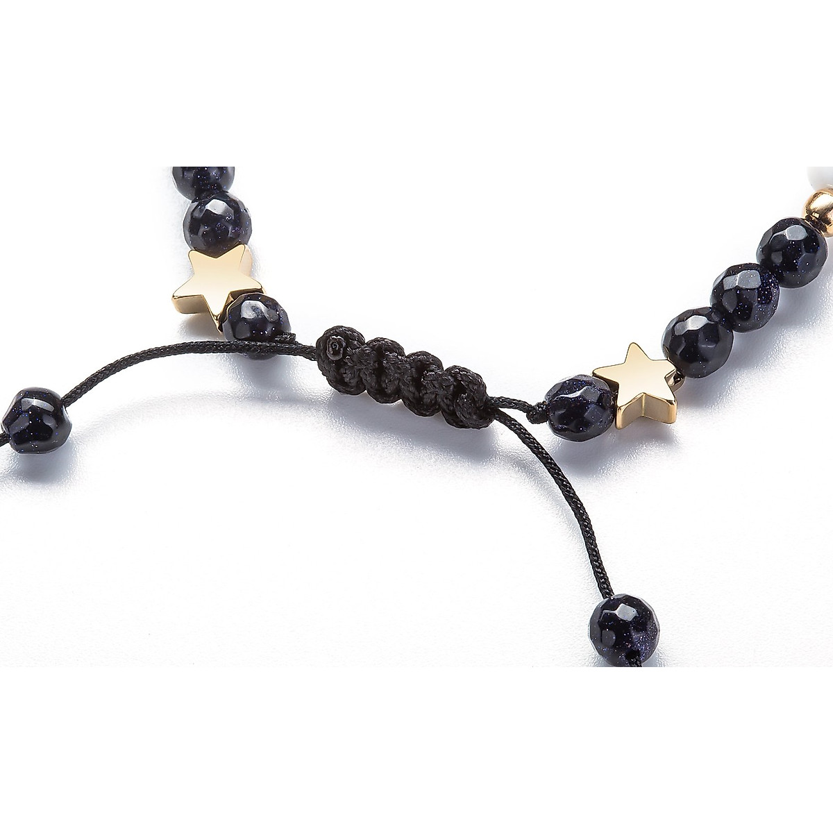 Fesciory Women Men Solar System Bracelet Universe Galaxy The Eight Planets Guardian Star Natural Stone Beads Bracelet Bangle(Blue Sandstone(Adjustable))