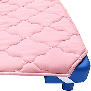 Cot Sheet for Standard Size Daycare/Pre-School Cot Kids Nap Mat Sheet 23" x 51", Children’s Naptime Cot Sheet, Breathable Nap Mat for Boys and Girls, Pink