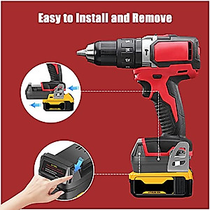 Adapter for Dewalt 20V Battery Adapter Convert to for Milwaukee M18 Battery for Milwaukee M18 18V Tool Use