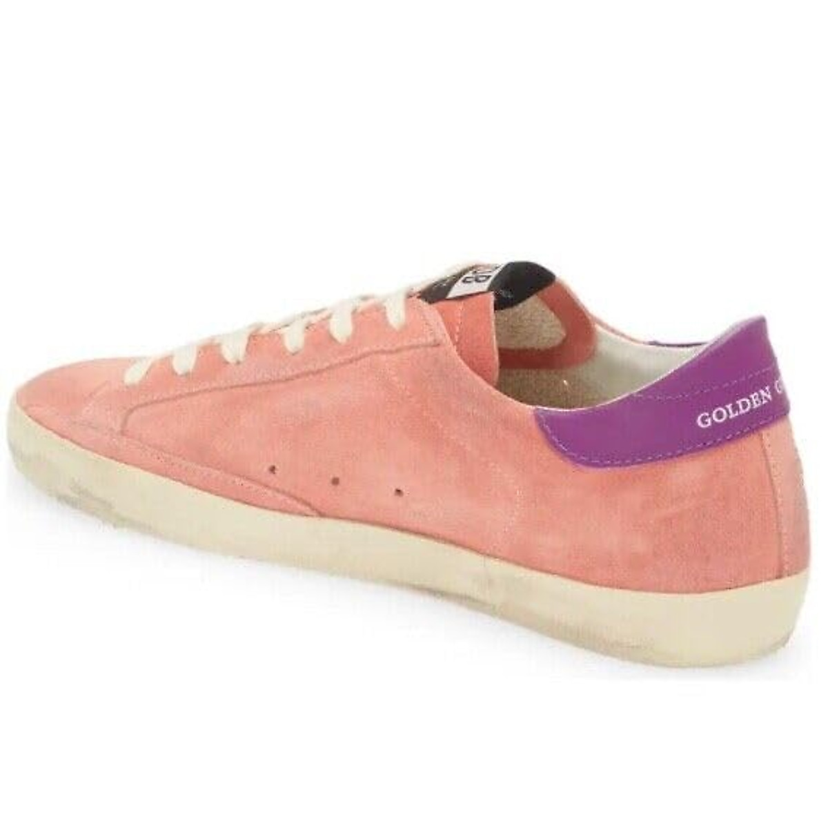 Golden Goose Women's Super Star Pink Suede Leather Sneakers (us_footwear_size_system, adult, women, numeric, medium, numeric_6)