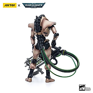 JOYTOY 1/18 Action Figures Warhammer 40k Mecha Necrons Szarekhan Dynasty lmmortal with Gauss Blaster