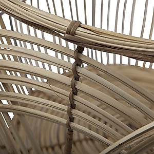 Bloomingville Handmade Decorative Rattan Basket, Natural, Set of 2 Sizes