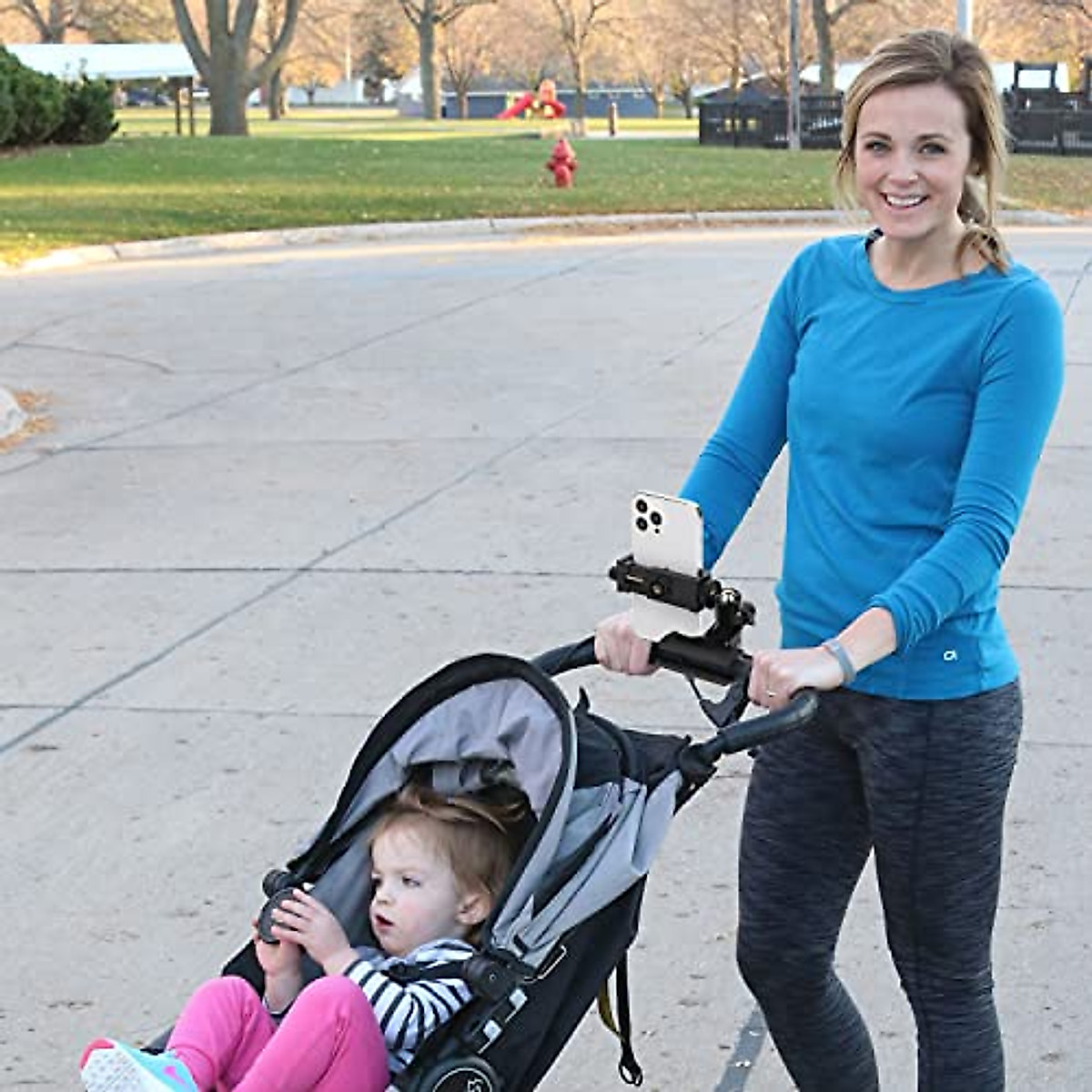 Mippko Clip Clamp Phone Holder,Compatible with 3.5~7.5 inch iPhone/Samsung Galaxy/Nexus/HTC/LG/Huawei/Smart Phones, 360°Adjustment Mount No Any Tools Drilling