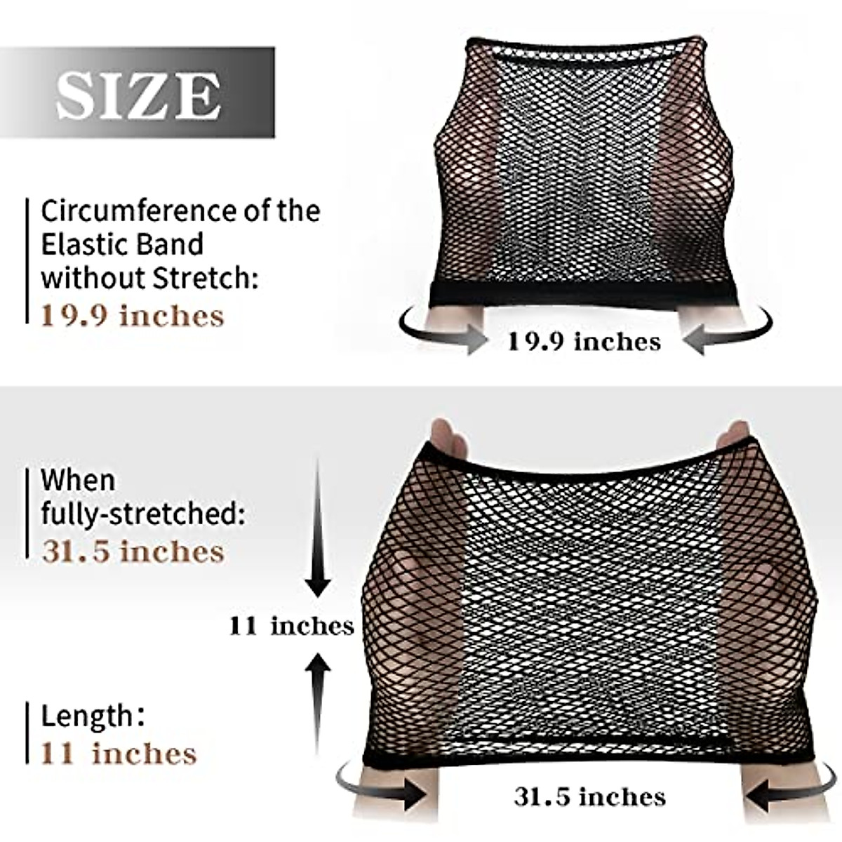 Dreamlover Black Wig Cap for Women Lace Front, Mesh Wig Cap for Long Hair, Wig Net Cap, 2 Pieces