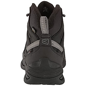 KEEN Men's Circadia Mid Heigh Polar Insulated Waterproof Hiking Boots, Black/Steel Grey, 10