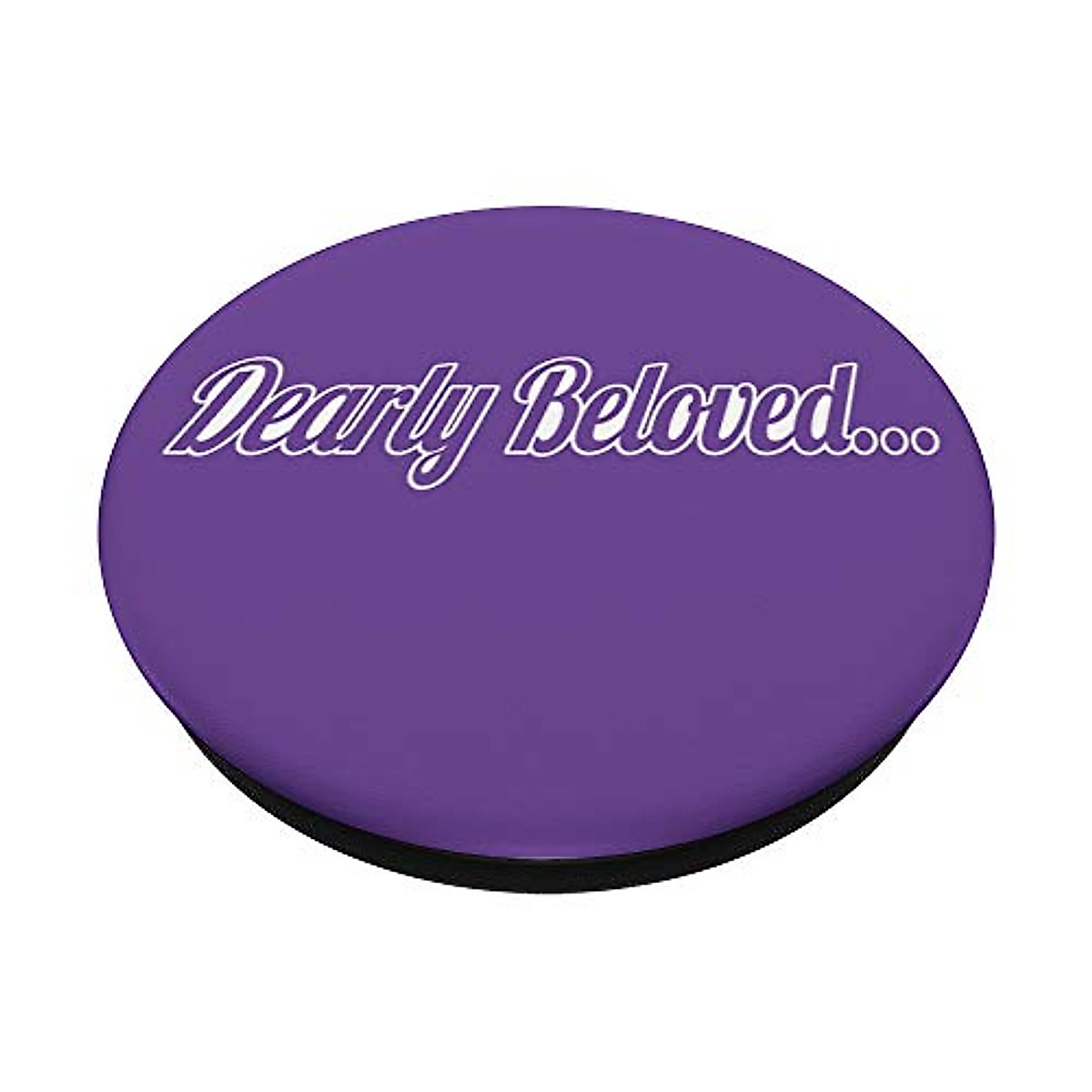 Dearly Beloved Purple 80s Retro 1980s Fun in the Eighties PopSockets PopGrip: Swappable Grip for Phones & Tablets