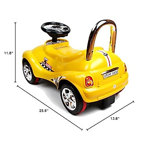 Amazing Tech Depot 3-in-1 Ride On Car Toy Gliding Scooter with Sound & Light (Color May Vary)