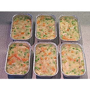 PARTY BARGAINS 2 Lb Aluminum Loaf Pan - 20 Pack, 8.5" x 4.5" x 2.5" Heavy Duty Disposable Bread Pans for Perfect for Baking, Lasagna, Meatloaf & Food Serving (Max 240°C)