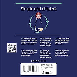 Tongue Scraper Stainless Steel | Three-Pack | Tongue Cleaner | for a Fresh Breath and Better Oral Health | Stainless Steel Tongue Scraper | Tongue Cleaner for Kids and Adults | ORAVIX