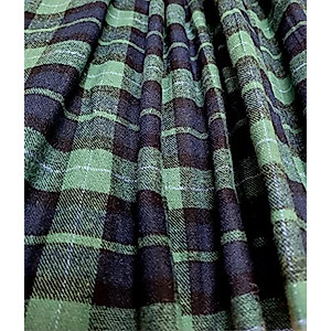 Newcastle Fabrics Yarn Dyed Flannel, Hunter/Navy