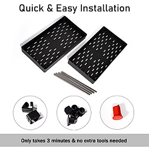 Multi-purpose Under Sink Organizer, Under Kitchen Sink Organizers and Storage Multi-purpose Under Bathroom Storage Basket, 2 Tier Cabinet Shelf Organizer for Bathroom Kitchen