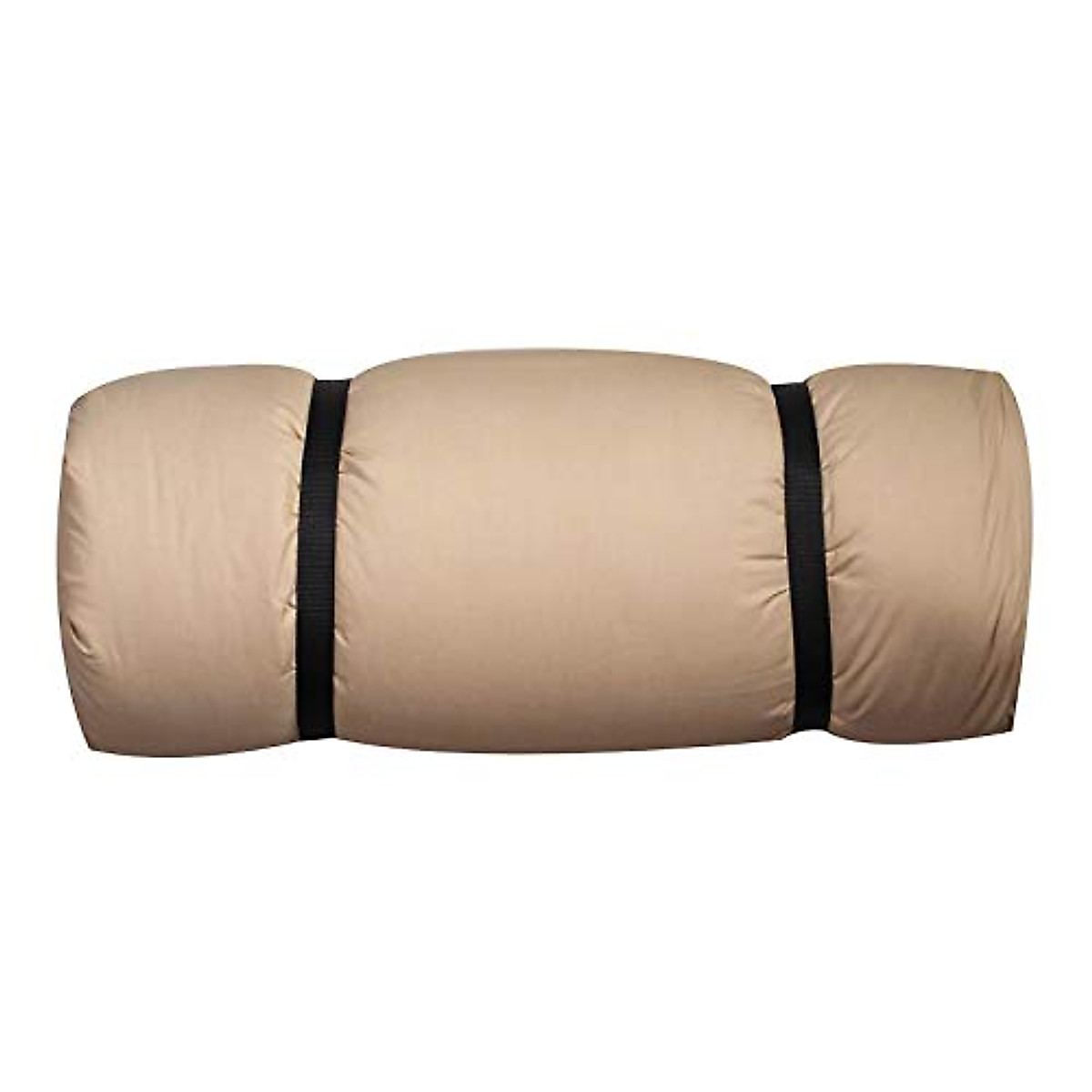 Disc-O-Bed Adult Extra Large Duvalay Luxury Memory Foam Sleeping Pad & Duvet Cappuccino Pattern