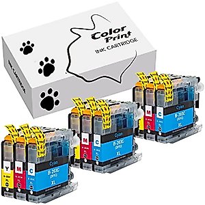 ColorPrint Compatible LC203XL Ink Cartridge Replacement for Brother LC203 XL LC-203XL LC 203XL Used for MFC-J480DW MFC-J485DW MFC-J680DW MFC-J880DW MFC-J885DW MFC-J4420DW Printer (3C, 3M, 3Y, 9-Pack)