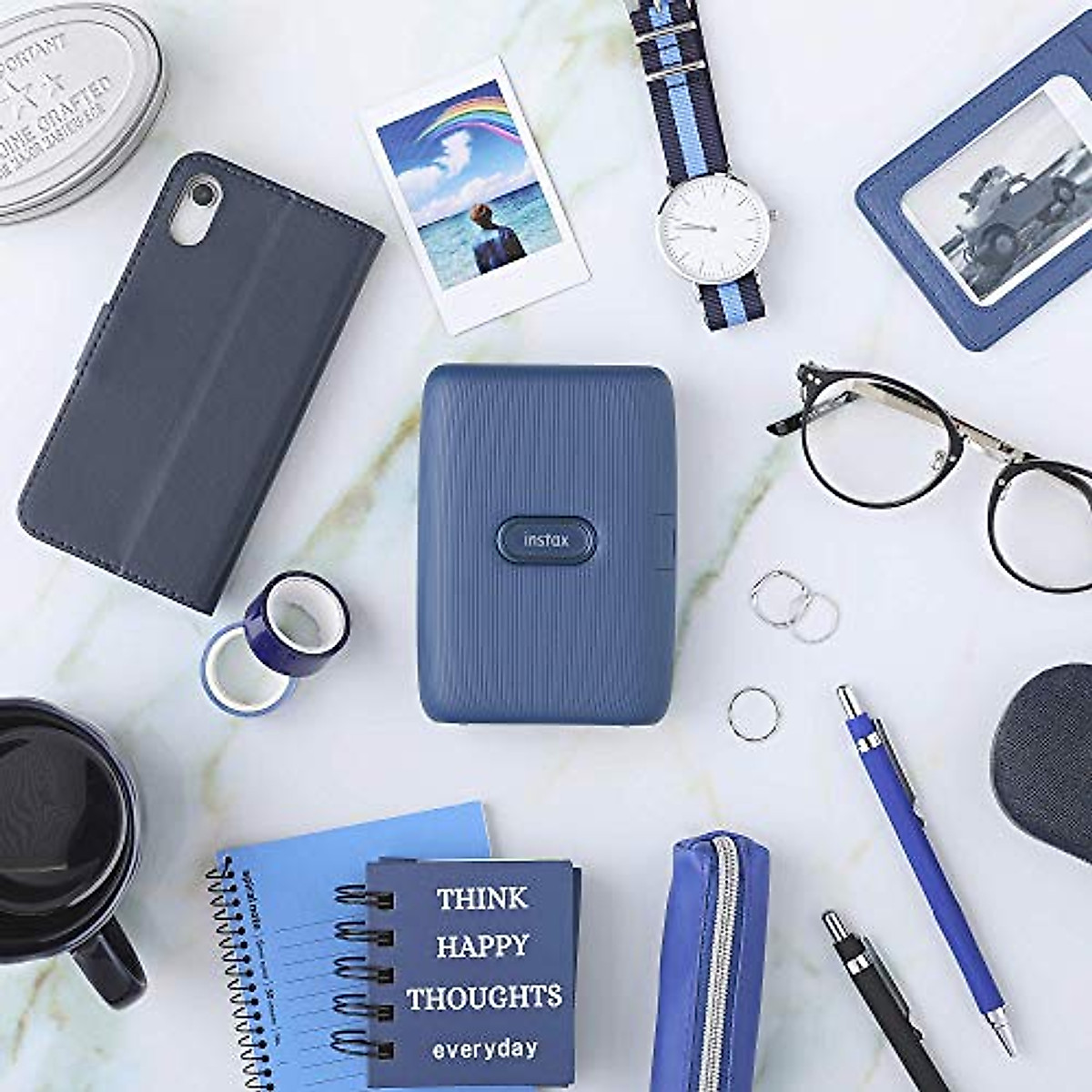 Fujifilm Instax Mini Link2 Instant Smartphone Printer (Space Blue)