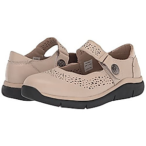 Propét Womens Selena Mary Jane Flat,Cream,10.5 Wide US