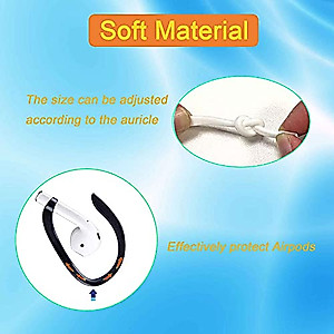 Ear Hooks for AirPods 3, 3 Pairs Professional Anti-Drop Silicone Earbuds Tips Hook Compatible with Apple AirPods 1 & 2 & 3 and AirPods Pro (2W1B)