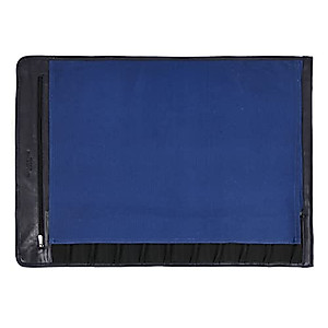 Leather Knife Roll Storage Bag, Elastic and Expandable 10 Pockets, Adjustable/Detachable Shoulder Strap, Travel-Friendly Chef Knife Case (Detroit, Canvas)