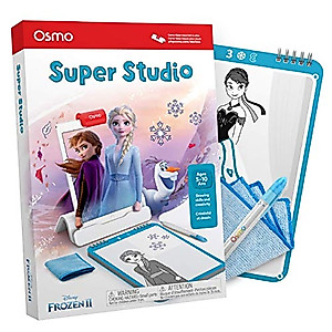 Osmo - Super Studio Disney Frozen 2 - Ages 5-11 - Learn to Draw - For iPad or Fire Tablet Educational Learning Games - STEM Toy Gifts for Kids, Boy & Girl - Ages 5 6 7 8 9 10 11 (Osmo Base Required)