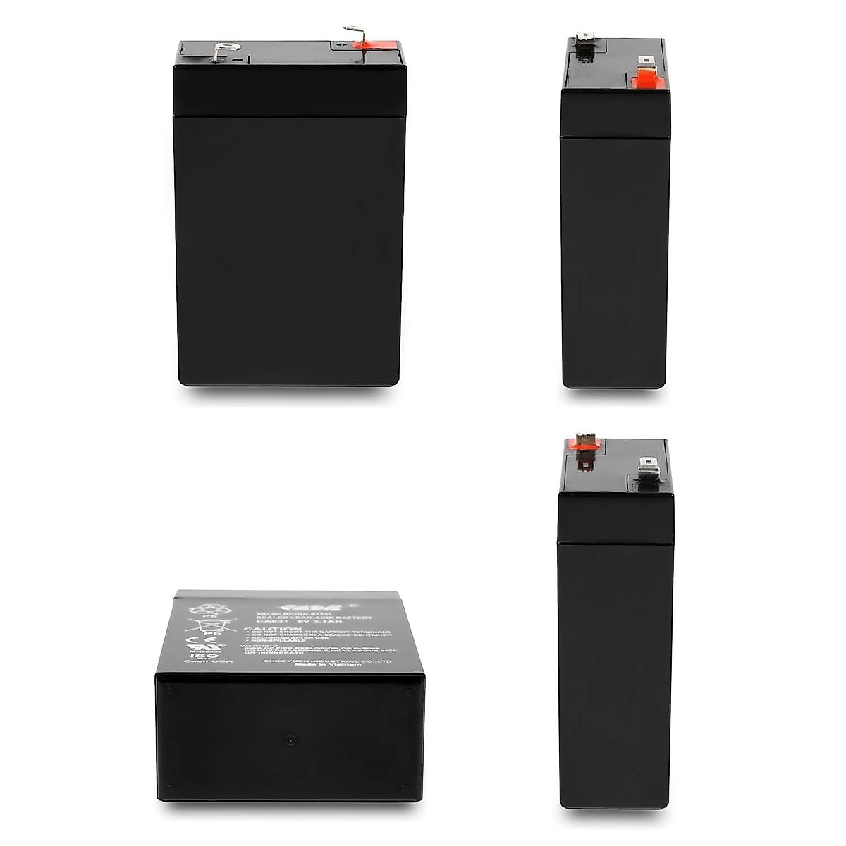 Casil Honeywell Genuine CA631 6V 3.1Ah SLA Battery for 7845GSM-K14139 (1)