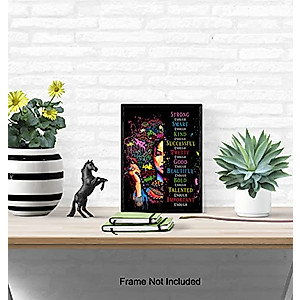 African American Women, African American Woman, Black Women, Black Woman - Black Wall Art - African American Wall Art - Motivational Poster - Inspirational Wall Decor - Affirmation Wall Decor