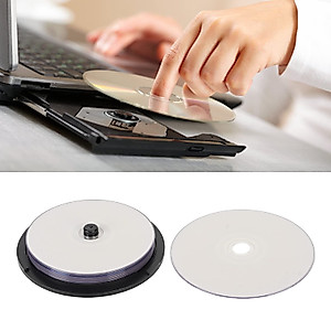 DVD R Blank Disc, 4.7GB 16X Recordable Media Disc, High Speed Sturdy PC Multi Purpose Blank CDs for Burning Music Video Photos (10PCS)