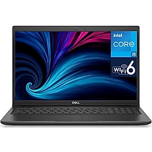 Dell Latitude 3000 15.6" HD TN Business Laptop (4-Core Intel i5-1135G7, Intel Iris Xe, 8GB RAM, 256GB SSD, WiFi 6, Bluetooth 5.2, RJ-45, Webcam, SD Card, Win10P)