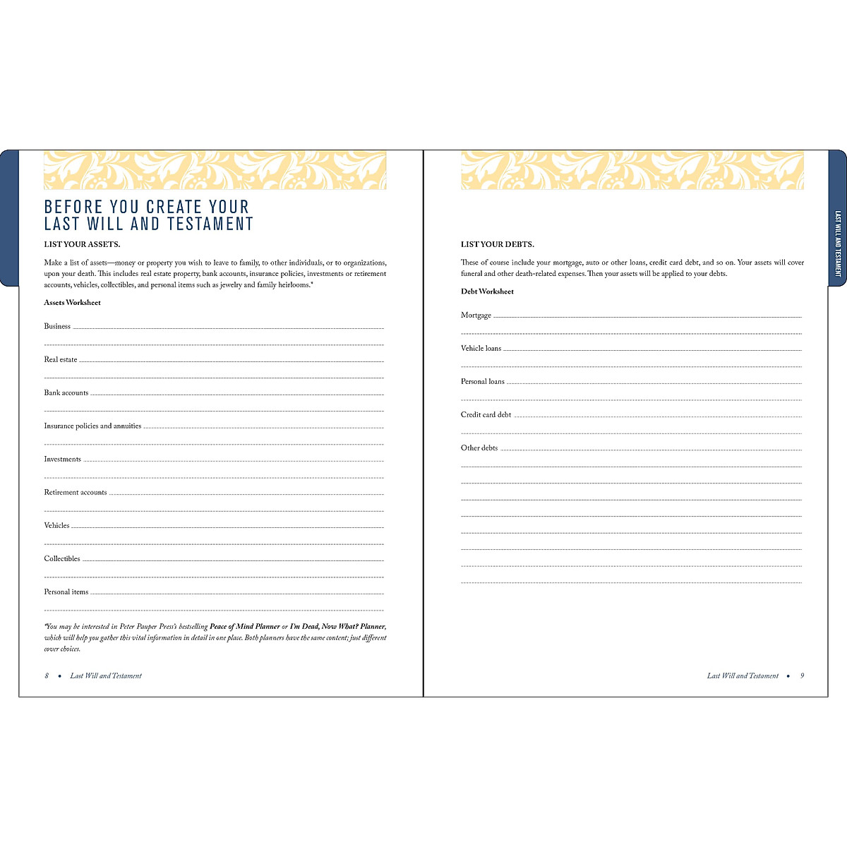 My Family Estate Legal Document Kit (includes Last Will and Testament, Health Care Proxy, and Legal Power of Attorney)