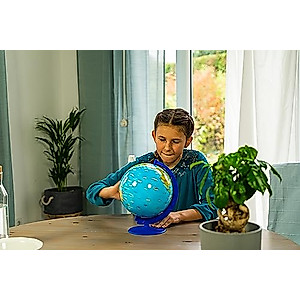 Ravensburger Children's World Globe 180 Piece 3D Jigsaw Puzzle | Easy Click Technology | Displayable Art | Perfect for Kids and Adults | 10.5 in Diameter
