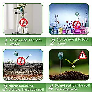 XLUX Long Probe Deep Use Soil Moisture Meter, Water Monitor Indicator Sensor, Hygrometer for Outdoor Indoor Large Pot Plants, Flower, Gardening, Farming