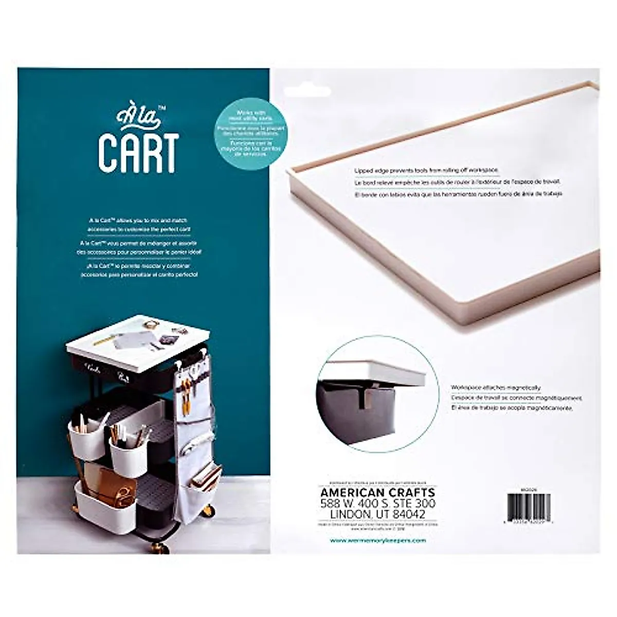 We R Memory Keepers 0633356620297 Storage A la Cart Workspace, Multi