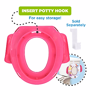 Disney Princess 2 Pc Essential Potty Training Set - Potty Training Seat, Step Stool for Kids