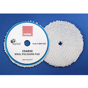 Rupes BigFoot Coarse Wool 5.75" Orbital Polishing Pad