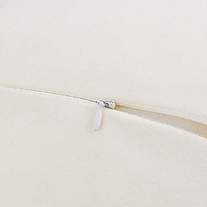 OiseauVoler Decorative Throw Pillow 3D Flower Round Pillow Accent Handmade Cushion with Insert for Couch Bed Home Decor 12 Inch Cream White