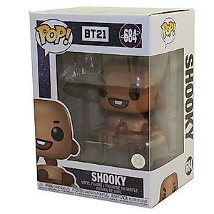 Funko 40239 POP Vinyl Animation: BT21-Shooky BT21 Shooky Collectible Figure, Multicolour, Multicolor, Basic