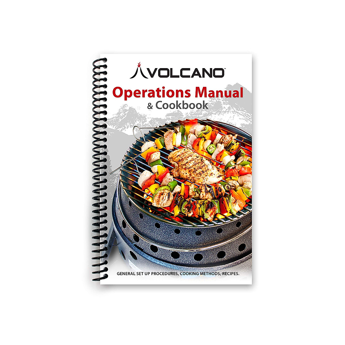 Volcano Grills 3 Grill/Stove Bundle Includes Lid and Cookbook, Grey