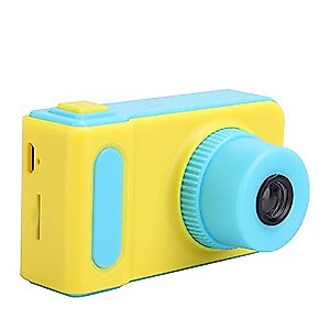 Kids Digital Dual Camera, HD Digital Video Camera Toy Little Kids, for Leisure and Entertainment for Kids for More Creative Ways(Blue (no Memory Card))