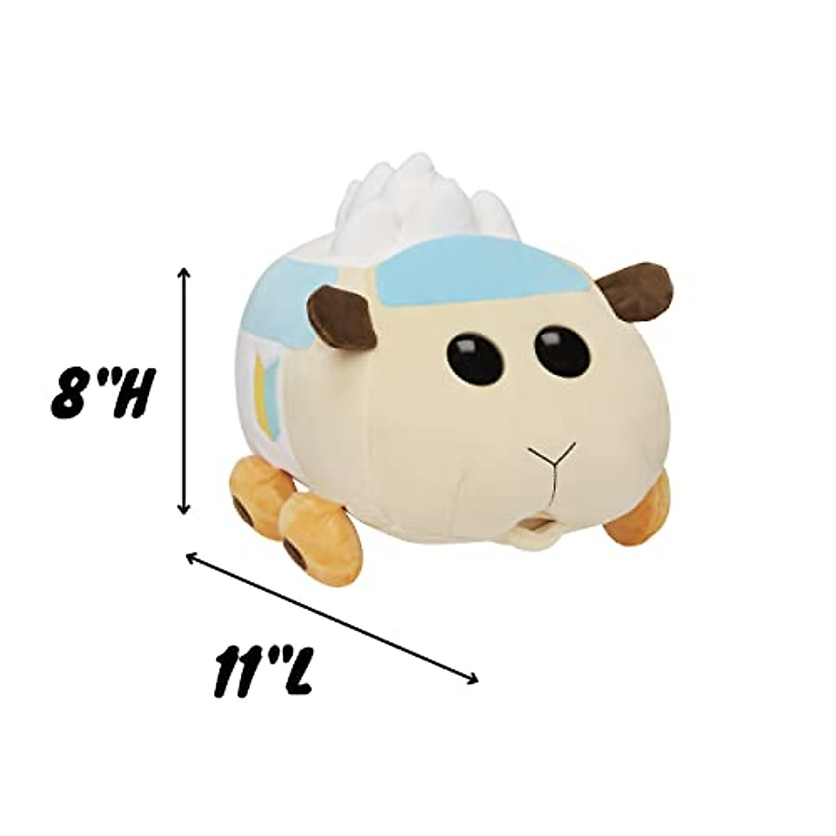 MGA Entertainment Pui Pui Molcar 11-Inch Abbey, Ultrasoft Stuffed Animal Medium Plush Toy, Gift for Kids Girls Boys Collectors Ages 3 4 5 6 7+