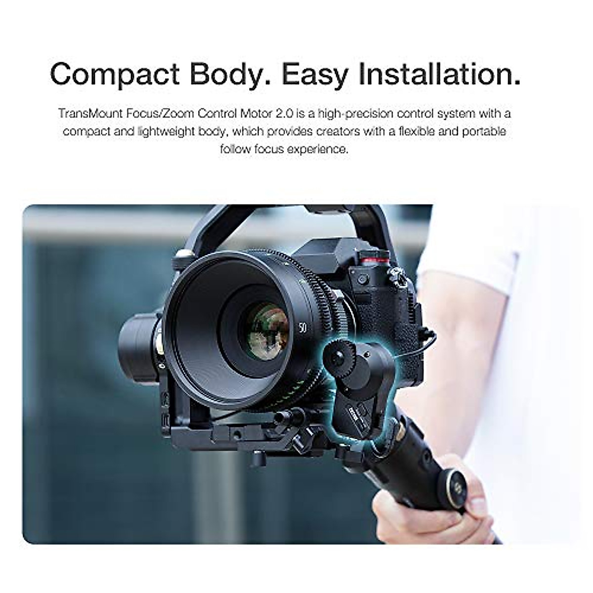 Zhiyun CMF-06 TransMount Servo Follow Focus/Zoom Controller for Zhiyun WEEBILL S/Crane 3/Crane 3S/ Crane 2S Gimbal Handheld Stabilizer