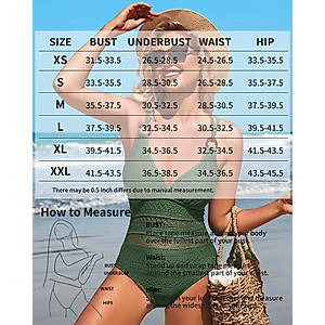 Charmo Women's Crochet One Piece Swimsuits Plunge V Neck Strappy Bathing Suit Hollow Out Monokini Swimwear Black L