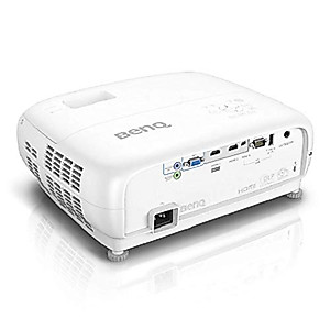 BenQ TK800 True 4K UHD HDR Home Entertainment Projector, DLP, 3000 Lumens, HMDI, Football Mode - White/Blue